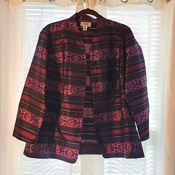 Talbots | Jackets & Coats | Talbots Woman Petites Silk Jacket Size 2w ...